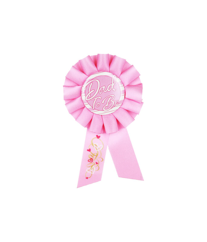 Pink Dad To Be Badge 8×15.5cm – LookSharpStore