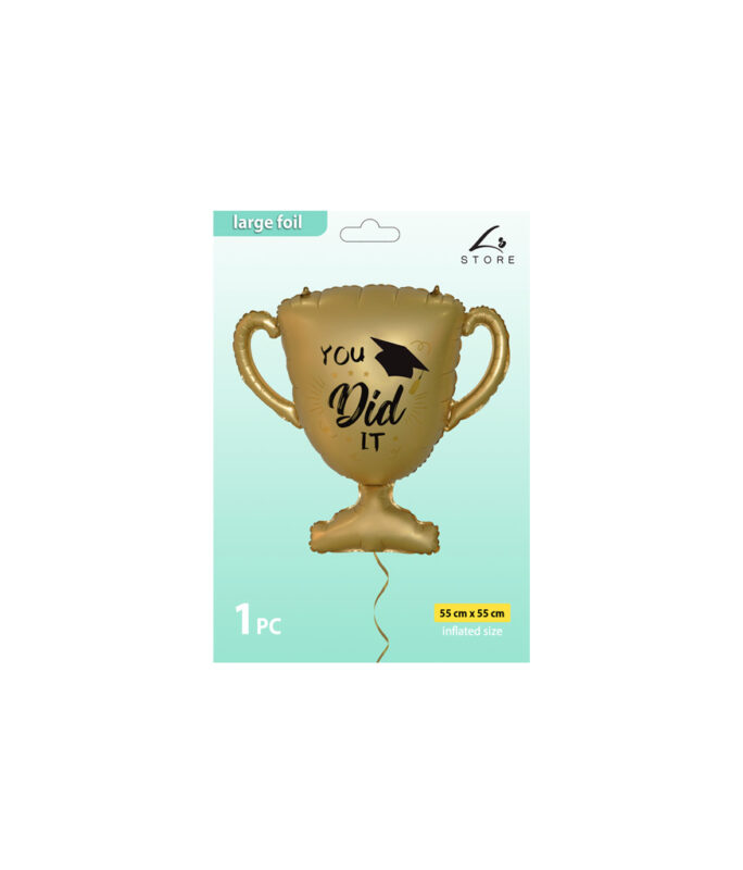 Graduation Trophy Foil Balloon 55x55cm – LookSharpStore