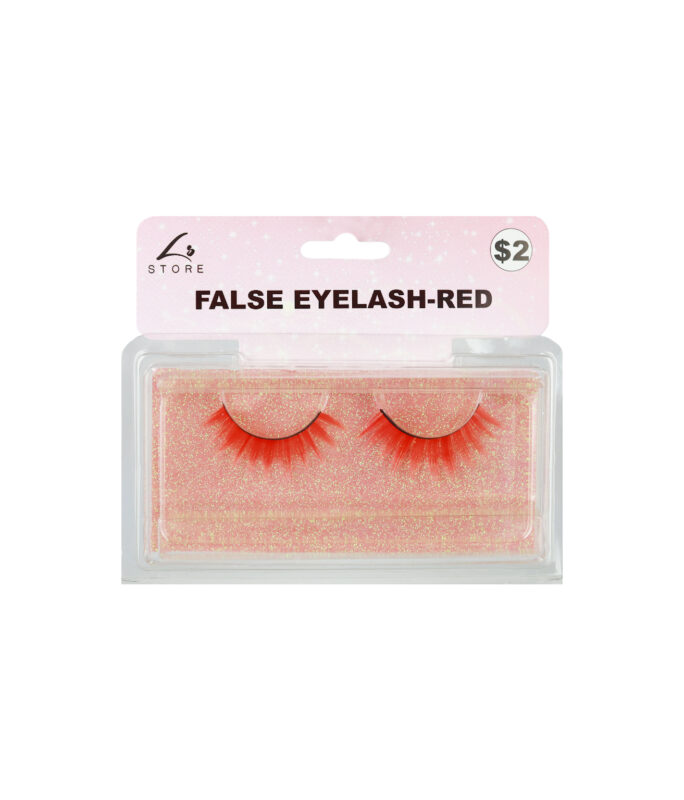 Red False Eyelashes – LookSharpStore