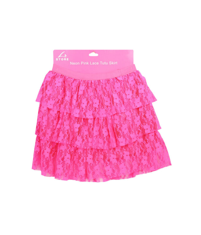 Neon Pink Lace Tutu – LookSharpStore
