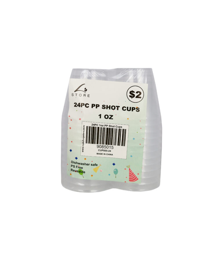 Clear PP Plastic Shot Cups 1oz 24pk – LookSharpStore