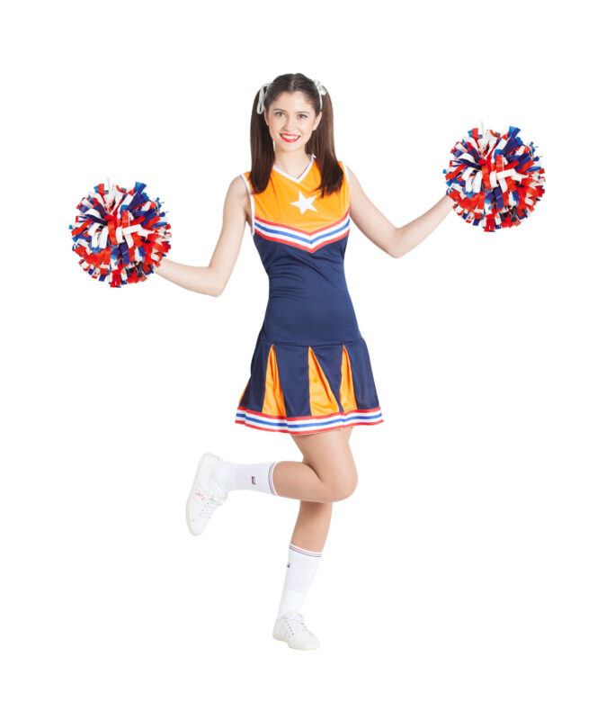 Cheerleader Orange Adult – LookSharpStore