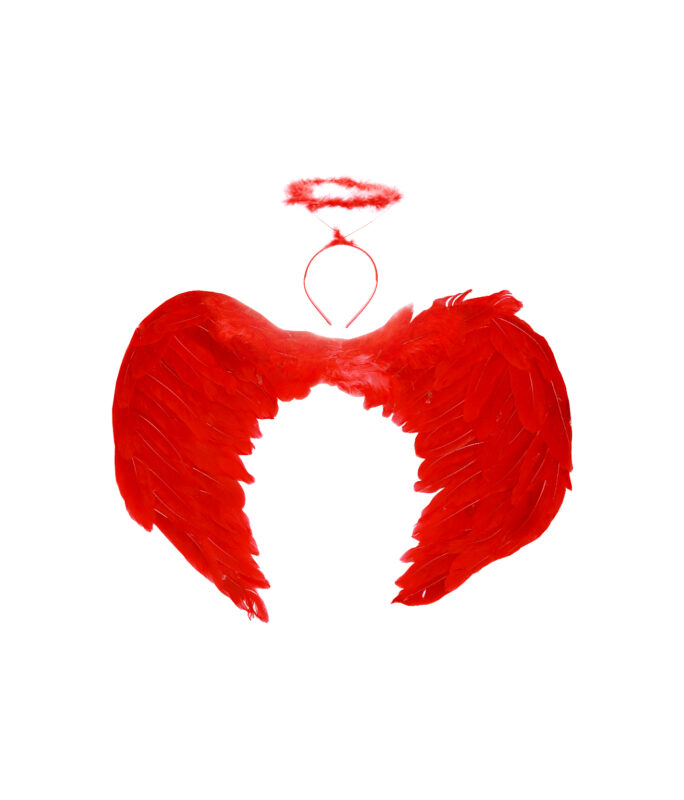 Red Angel Wings & Headband 80cm – LookSharpStore