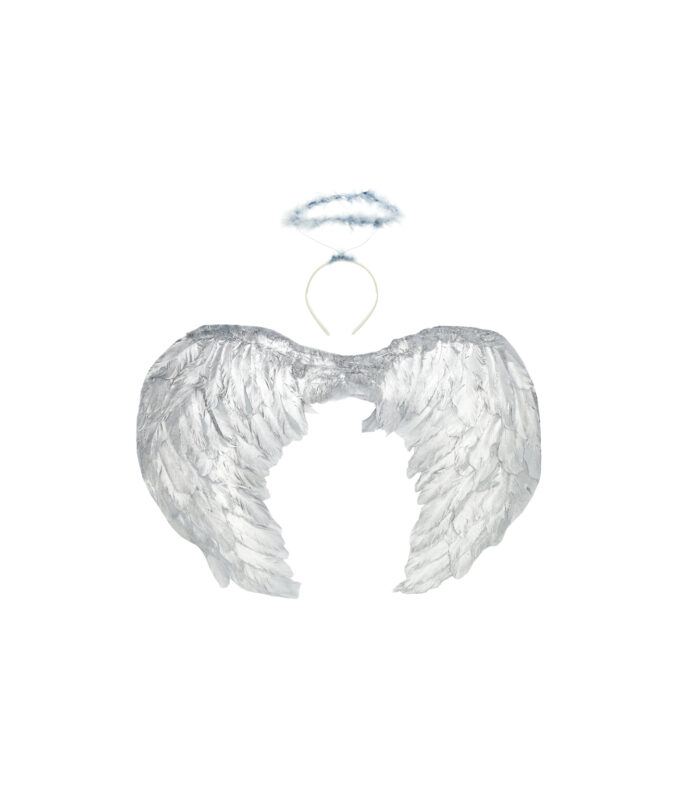 Silver Angel Wings & Headband 55cm – LookSharpStore