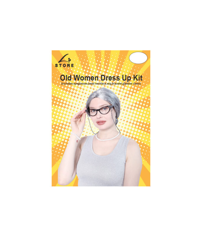 Old Woman Dress Up Kit – LookSharpStore