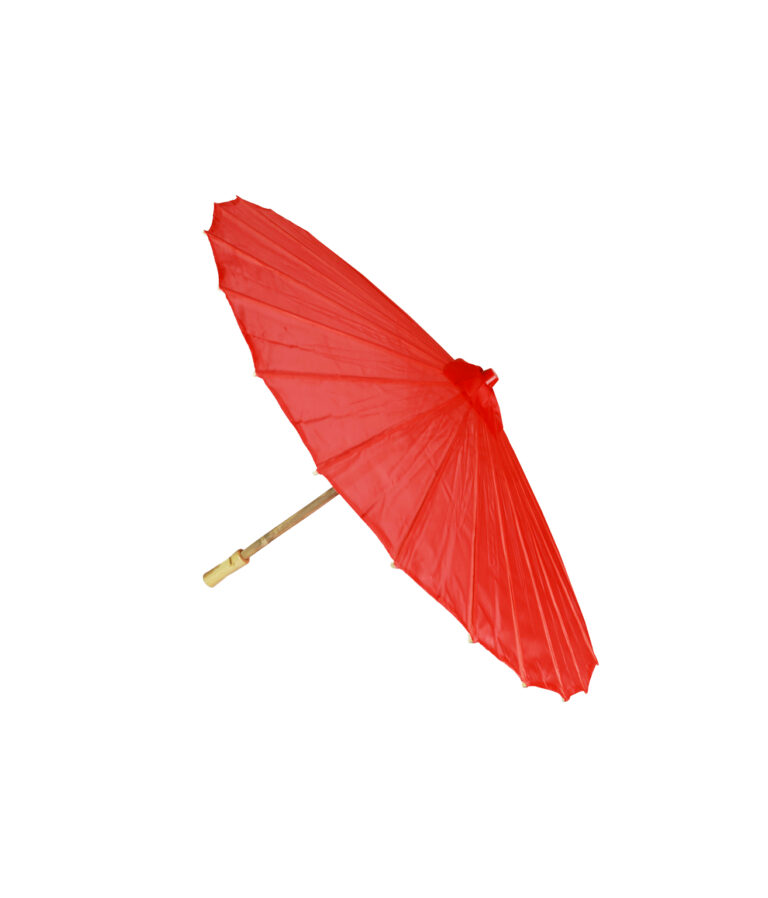 Red Large Fabric Parasol 40cm – LookSharpStore