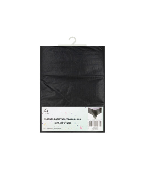 Black Flannel Table Cloth 137x274cm – LookSharpStore
