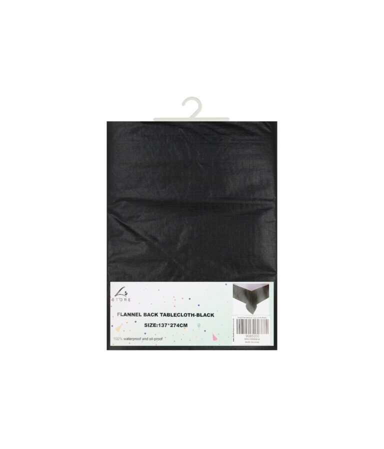Black Flannel Table Cloth 137x274cm – LookSharpStore