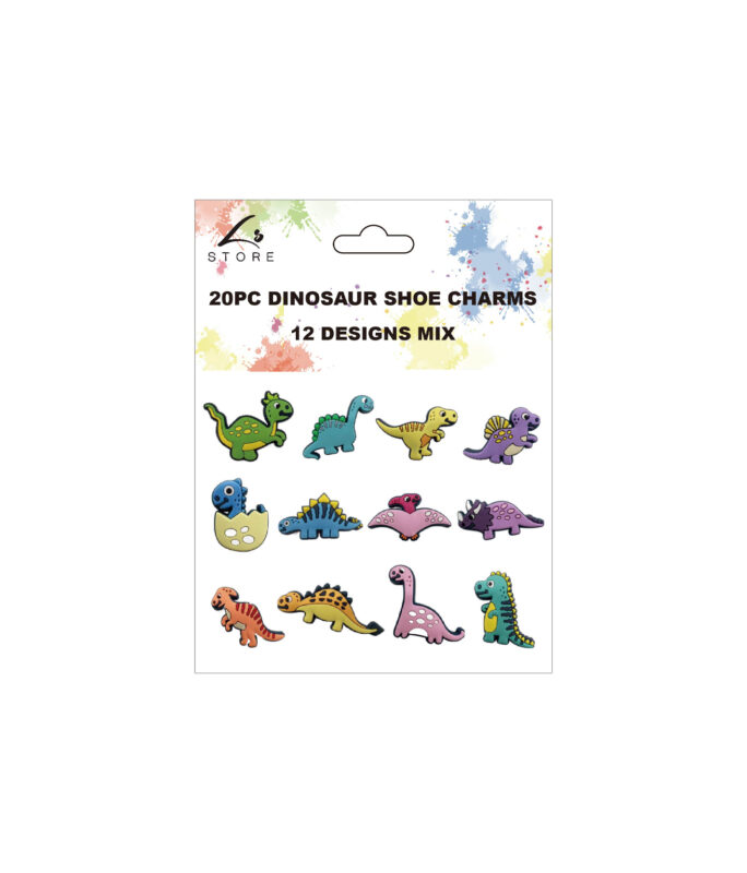 Dinosaur Shoe Charms 20pc – LookSharpStore