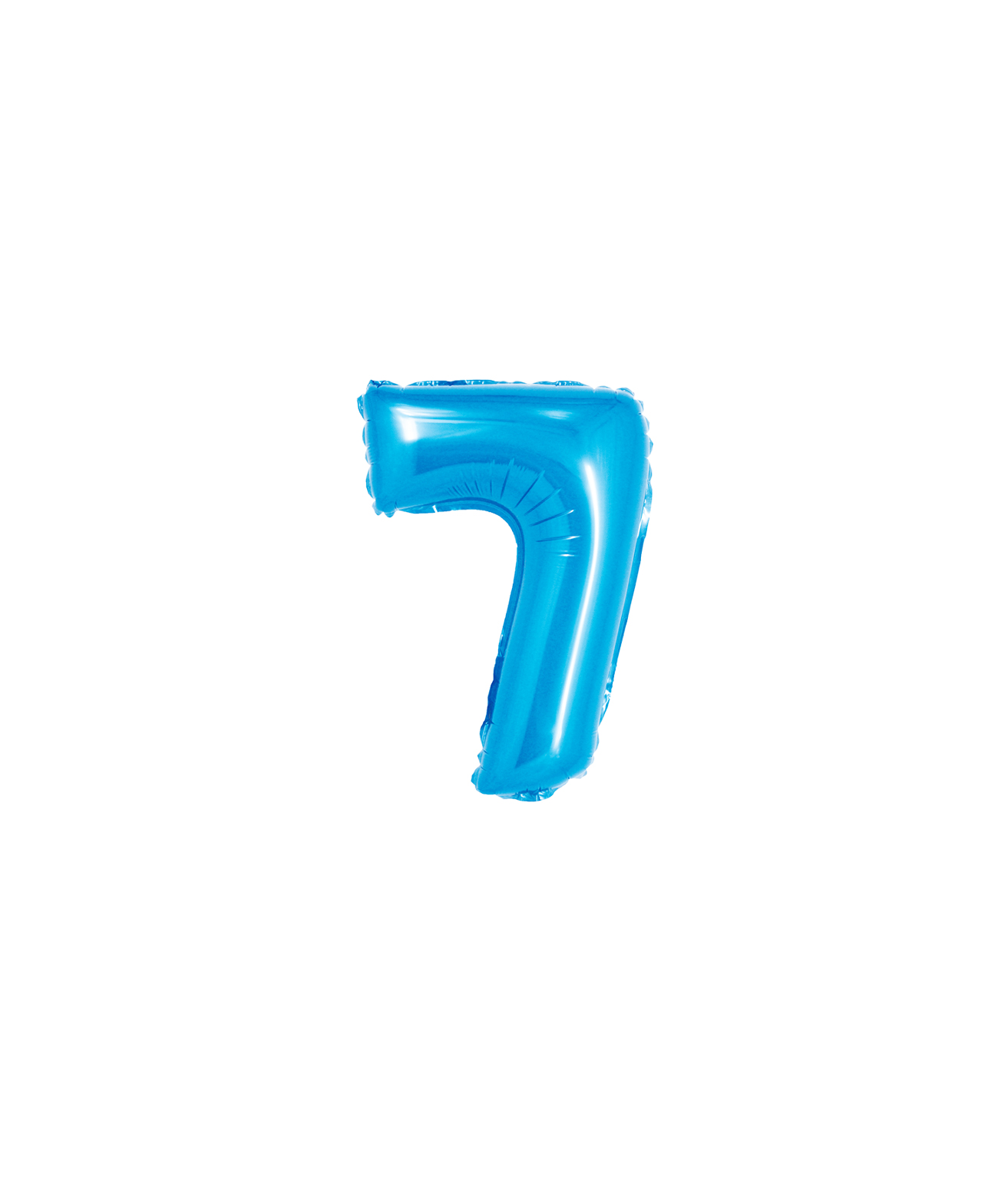 Pastel Blue Foil Number Balloon 7 | LookSharpStore