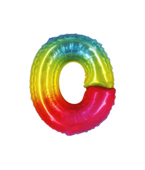 Rainbow Foil Letter Balloon O – LookSharpStore