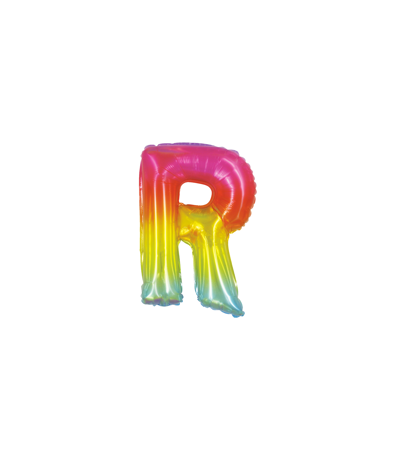Rainbow Foil Letter Balloon R | LookSharpStore