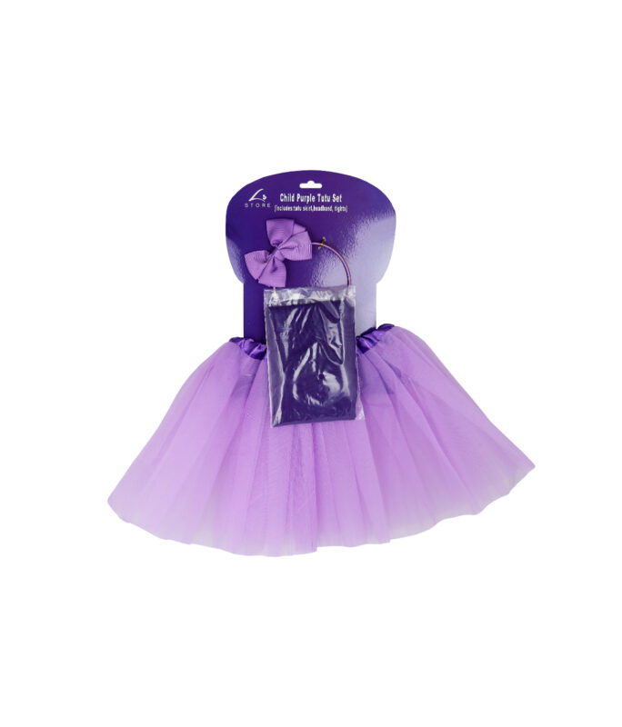 Purple Kids Tutu Set 3pc – LookSharpStore