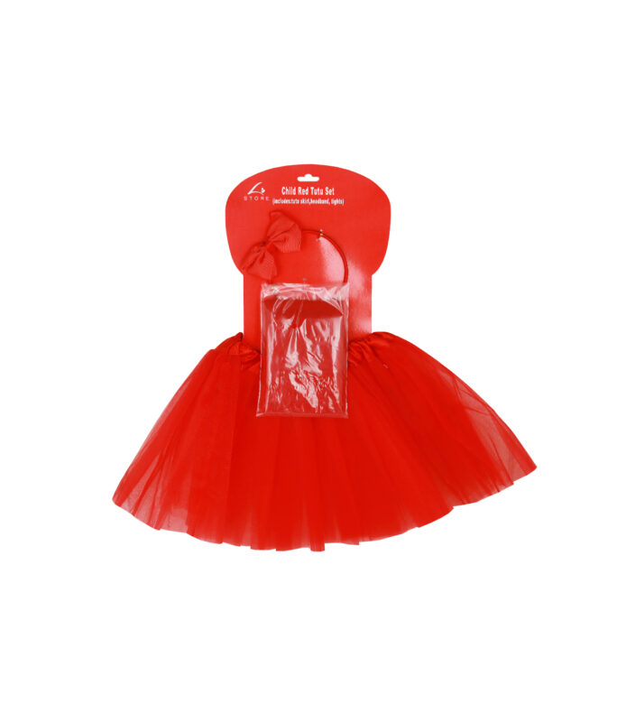 Red Kids Tutu Set 3pc – LookSharpStore