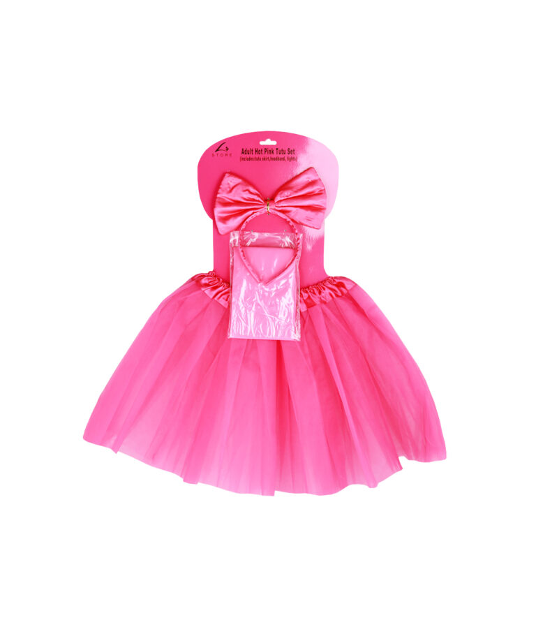 Hot Pink Adults Tutu Set 3pc – LookSharpStore