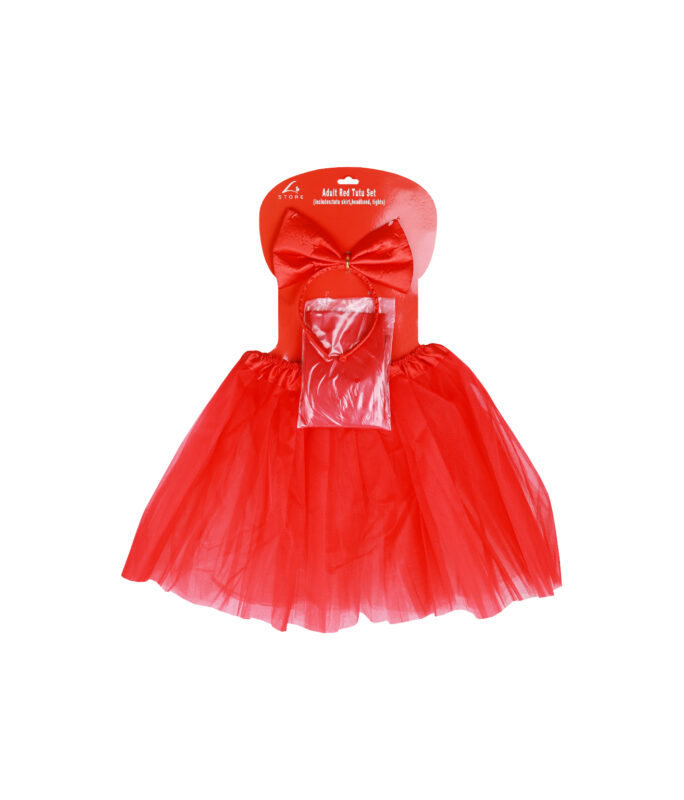 Red Adults Tutu Set 3pc – LookSharpStore