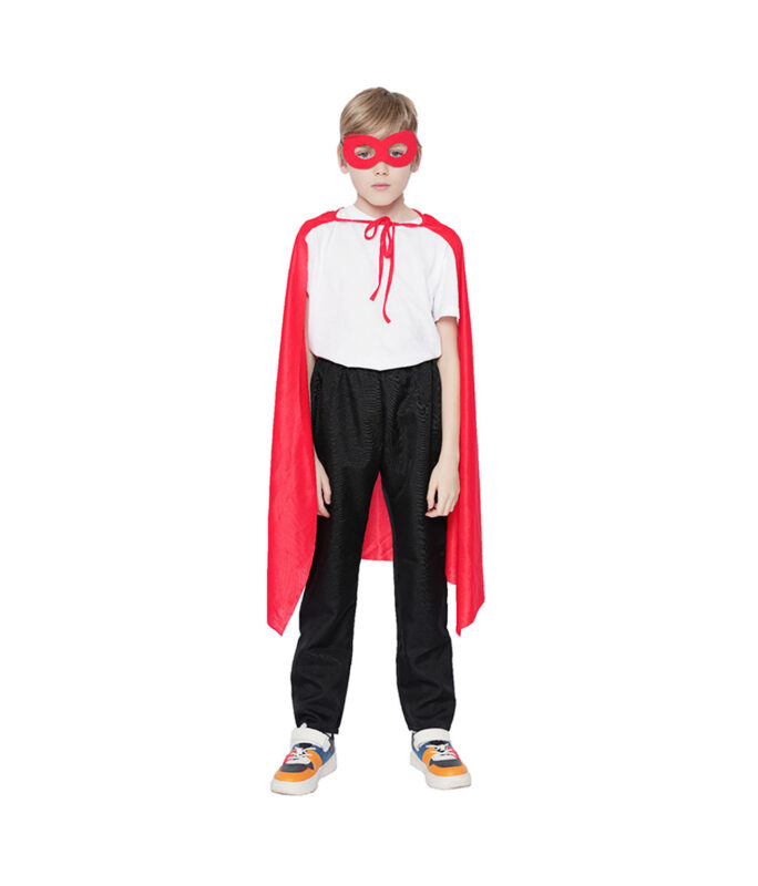 Red Kids Cape & Mask Set – LookSharpStore