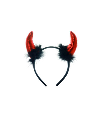 Black & Red Devil Headband – LookSharpStore