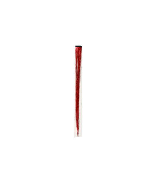 Red Tinsel Hair Extension Clip 1pc – LookSharpStore