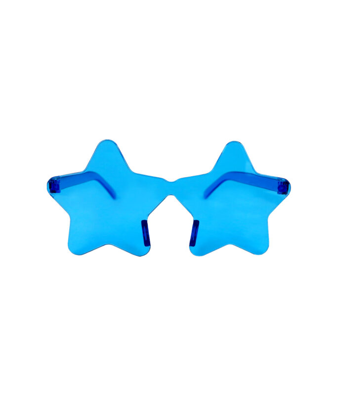 Blue Star Shape Glasses – LookSharpStore