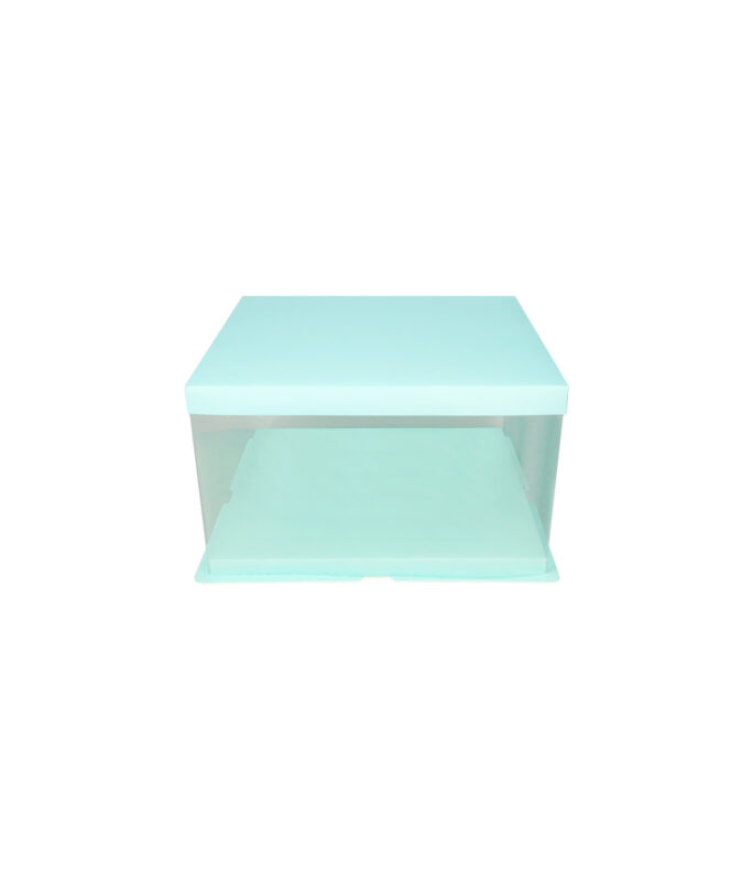 Light Blue Single Layer Transparent Cake Box 6in – LookSharpStore