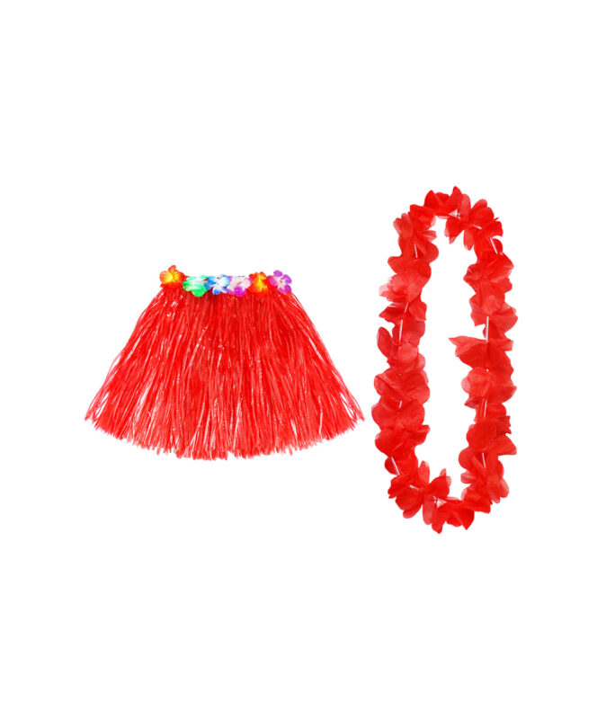 Red Hula Raffia Set 2pk – LookSharpStore