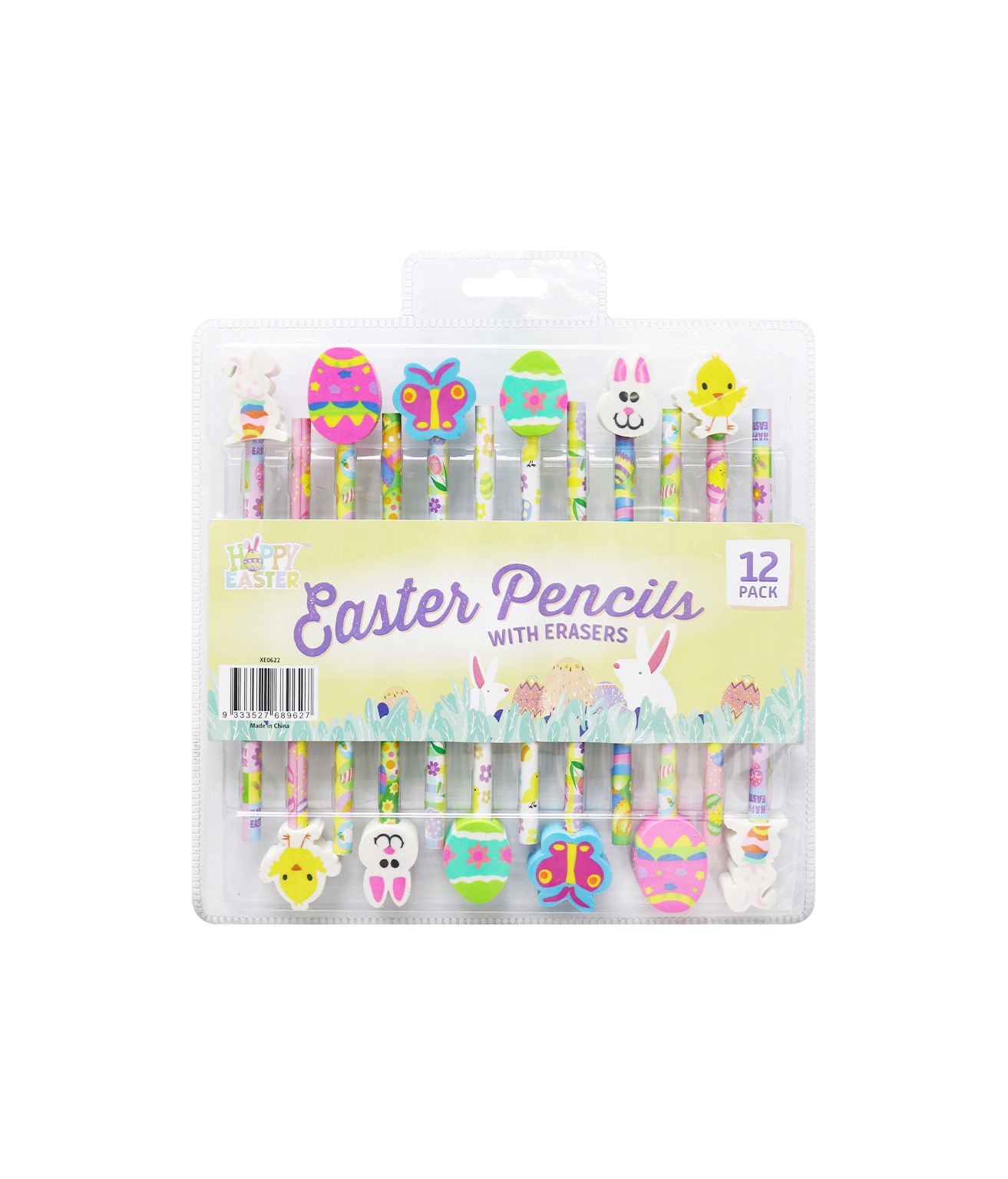 Easter Pencils With Erasers 12pk – LookSharpStore