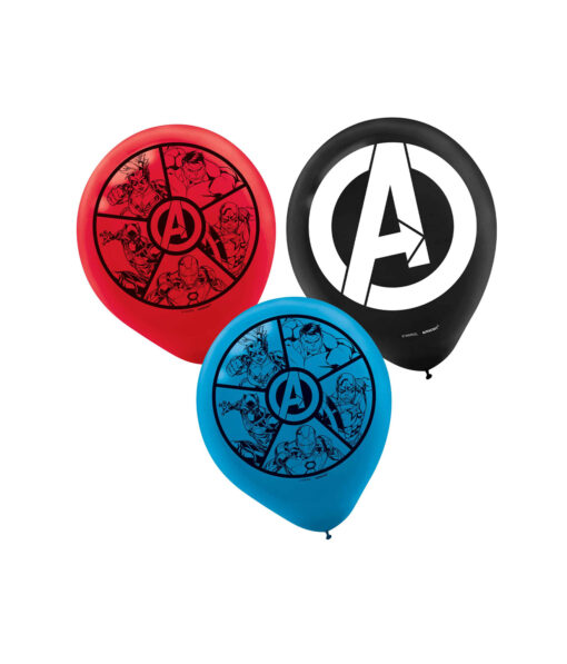 Avengers Latex Balloons 6pc – LookSharpStore