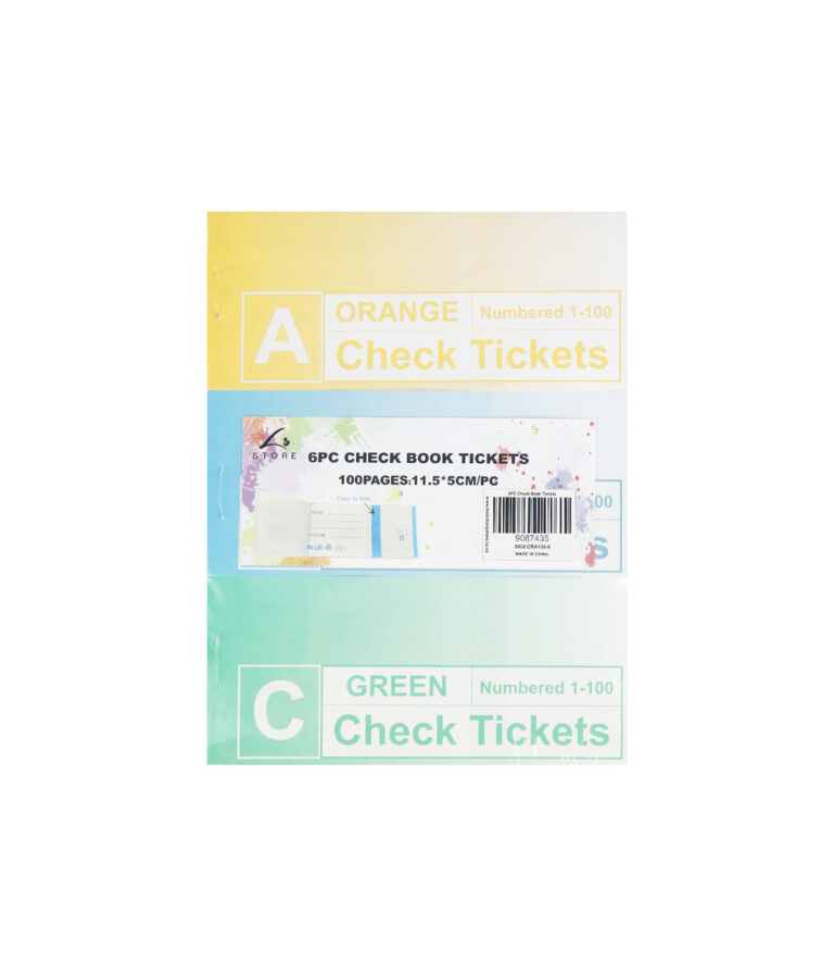 Raffle Ticket Books 6pk – LookSharpStore