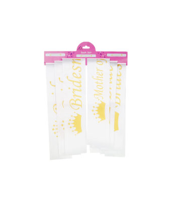 White Hens Night Sash Set 6pk – LookSharpStore