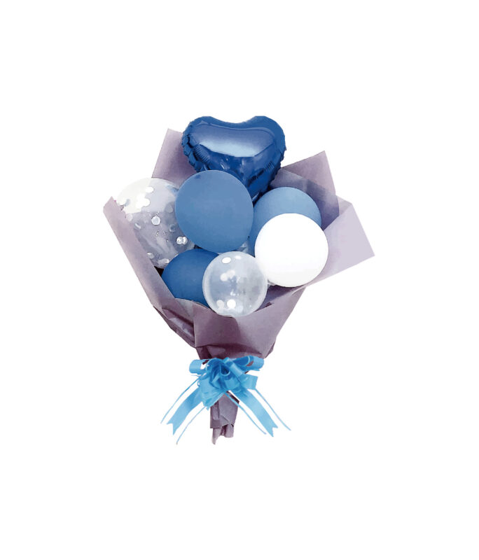 Blue Balloon Bouquet Set 30x50cm – LookSharpStore