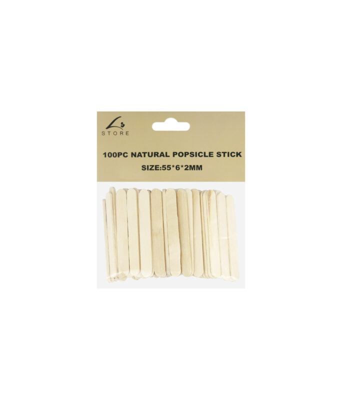Natural Wood Popsicle Sticks 5cm 100pk – LookSharpStore