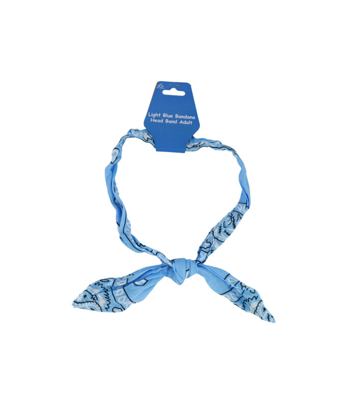 Light Blue Bandana Headband – LookSharpStore