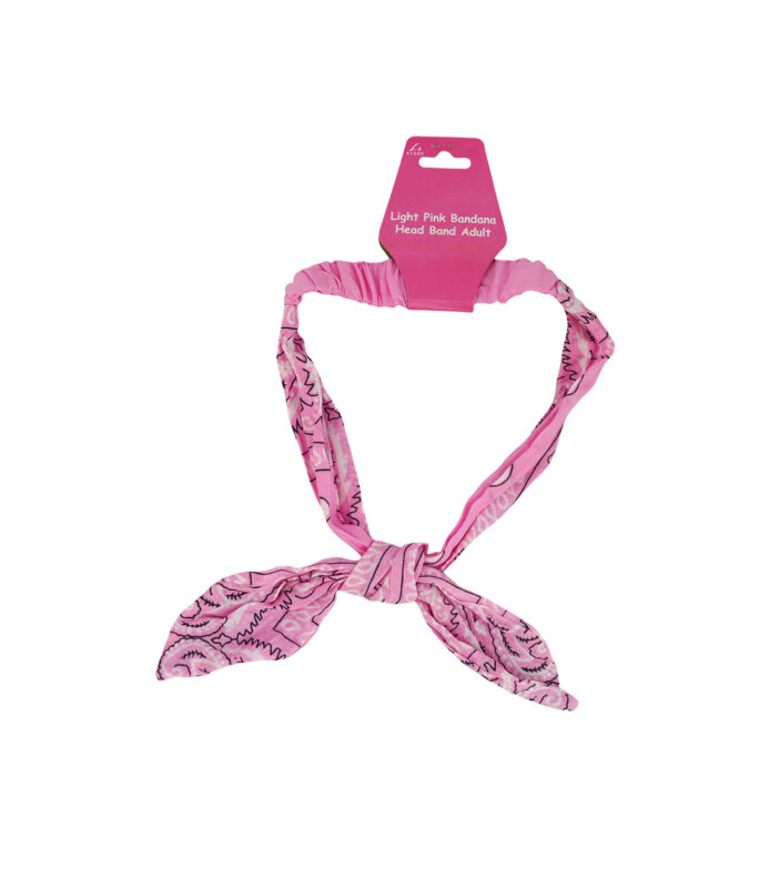 Light Pink Bandana Headband – LookSharpStore