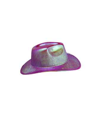 Hot Pink Iridescent Cowboy Hat – LookSharpStore