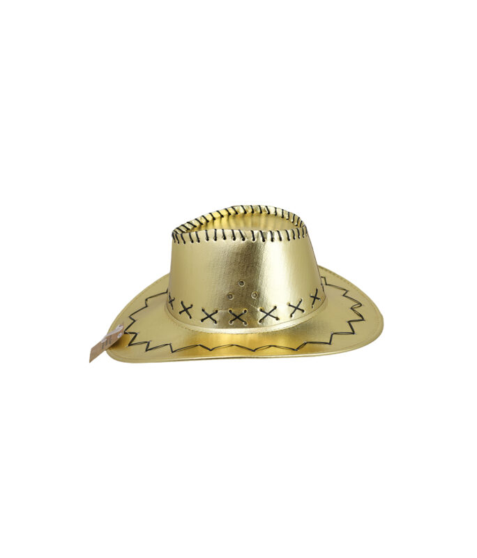 Gold Metallic Cowboy Hat – LookSharpStore