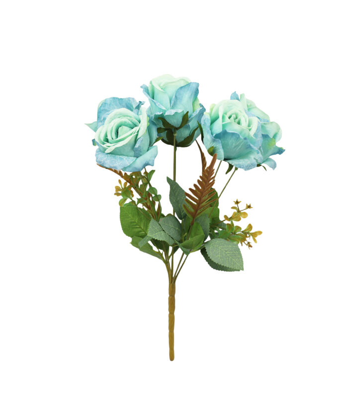 Blue Rose Bunch 41cm – LookSharpStore