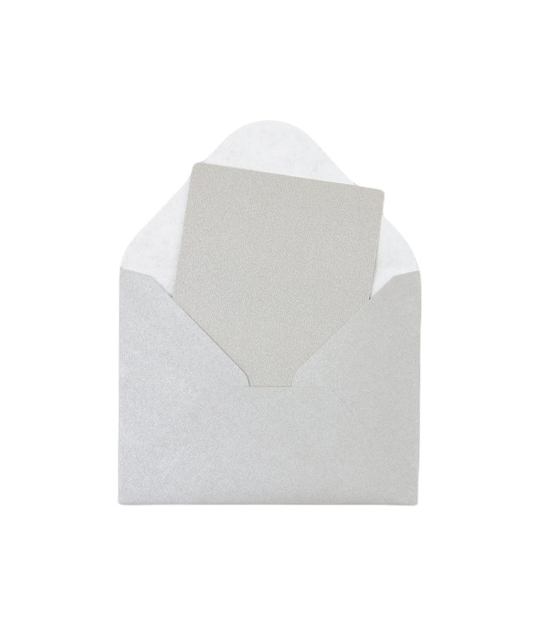 Silver Small Pearlised Cards & Envelopes Set 12pc – LookSharpStore