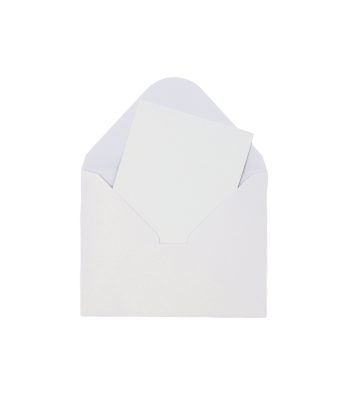 White Small Pearlised Cards & Envelopes Set 12pc – LookSharpStore