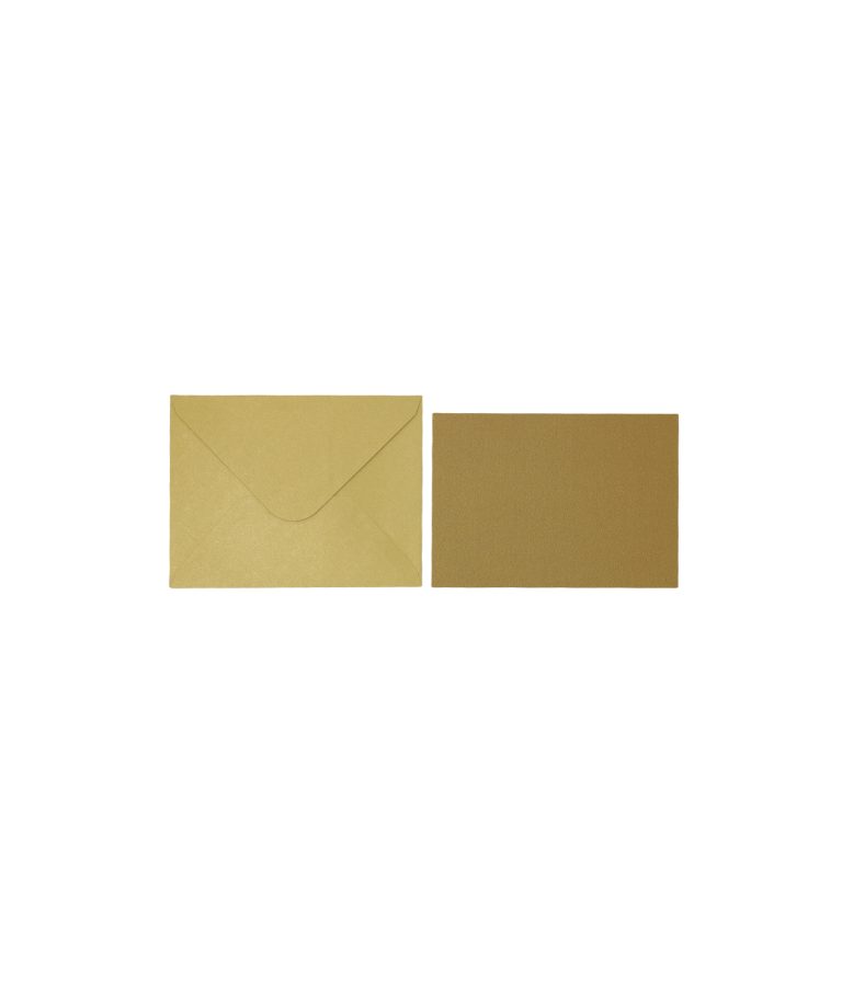 Kraft Brown Pearlised Cards & Envelopes Set 12pc – LookSharpStore