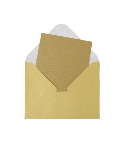 Kraft Brown Pearlised Cards & Envelopes Set 12pc – LookSharpStore