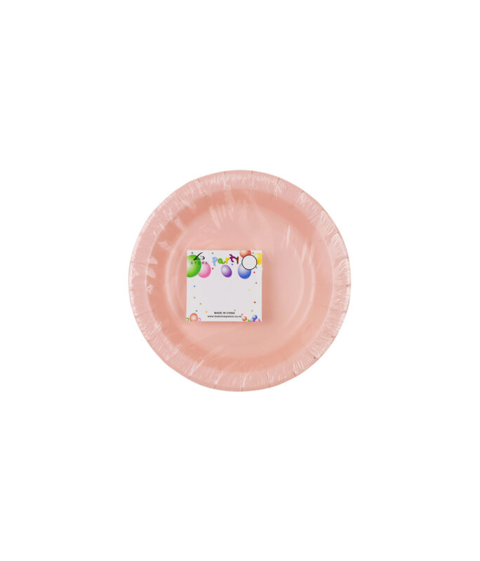Baby Pink Paper Plates 100pk 7in – LookSharpStore