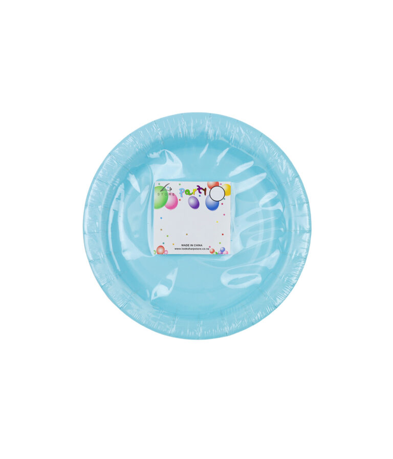 Baby Blue Paper Plates 100pk 9in – LookSharpStore