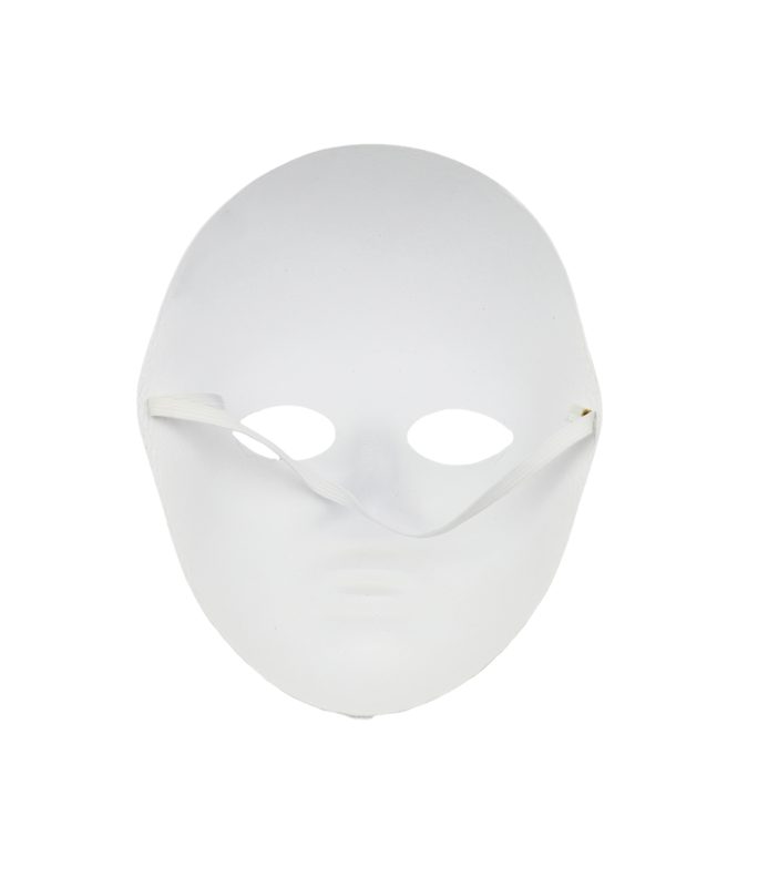 Full Face Paintable Paper Mask Small – LookSharpStore