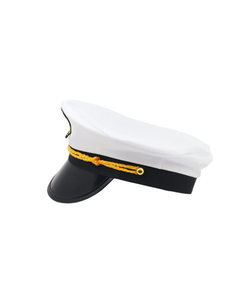 White Marine Captain Hat – LookSharpStore
