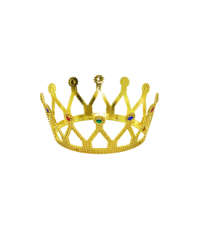King Gold Tiara Crown – LookSharpStore
