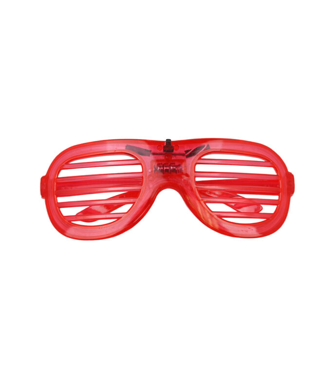 Neon Red LED Shutter Glasses 15.5 x 6cm – LookSharpStore
