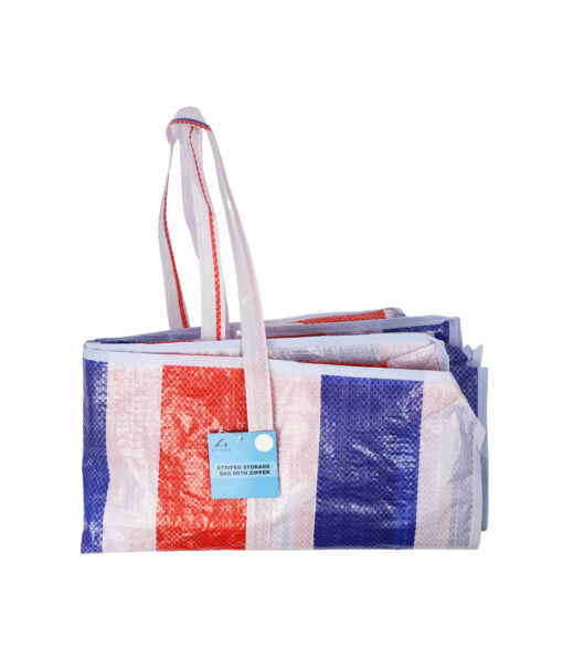 Striped Storage Bag with Zipper 80 x 70 x 32cm – LookSharpStore
