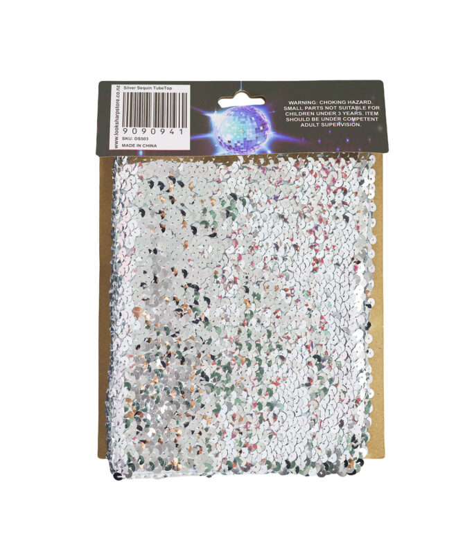 Silver Sequin Tube Top – LookSharpStore