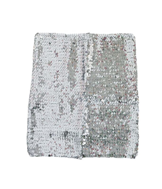 Silver Sequin Skirt – LookSharpStore